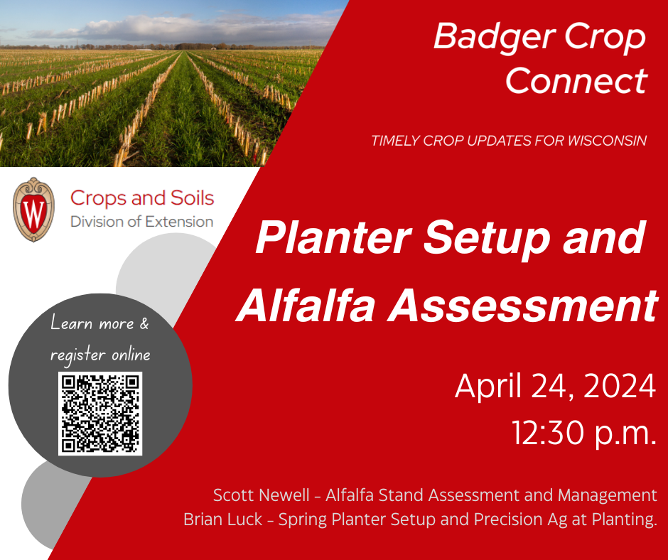 Badger Crop Connect – Planter Setup and Alfalfa Assessment – Extension ...